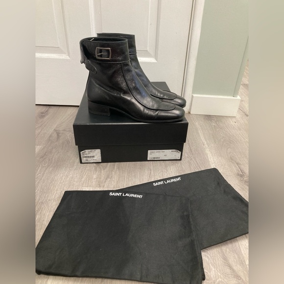 Yves Saint Laurent | Shoes | Saint Laurent Miles 3 Boot Size 42 Ysl 9 ...